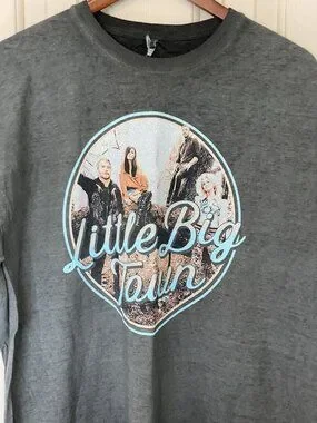 Dyenmite Apparel | Shirts | Little Big Town Gray Tshirt Unisex Xl ...
